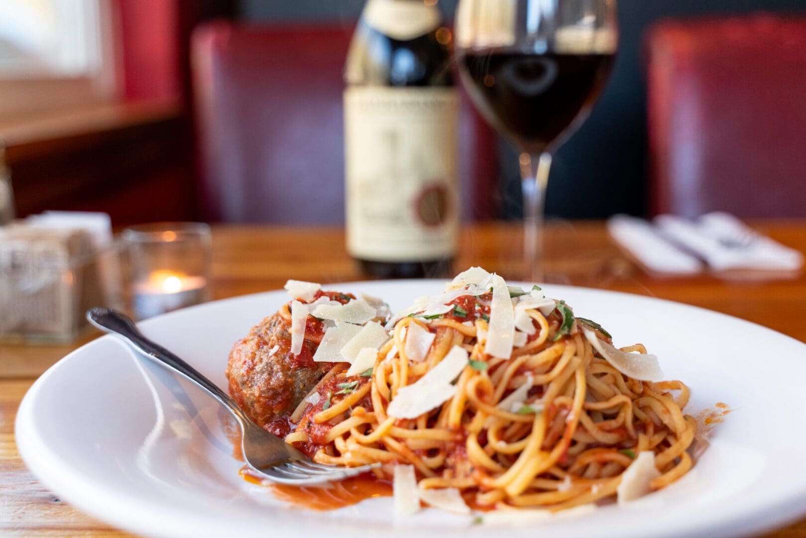 Spaghetti & Meatballs - Rifugio's Country Italian Cuisine
